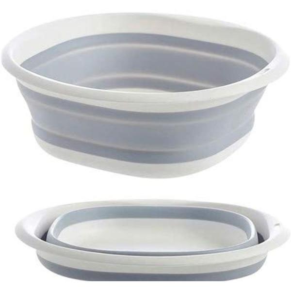 【商品名】　Shinepine 折りたたみ式洗い桶 たためる 洗面器 洗い桶 洗濯 洗いかご キッチン 食器洗い桶 洗濯 掃除 足浴 風呂 多機能 収納 【商品説明】　・???y?T?C?Y?z- S?i???a?F26.5cm?E????...