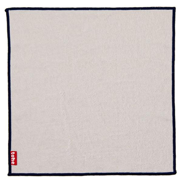 【商品名】　トーン tone くっつクロス フリー S JD-17 グレー×ネイビー 30×30cm 【商品説明】　・[?T?C?Y]??30?~30cm・[?d??]??55g・?s?^?b?????????u??????N???X?v?...