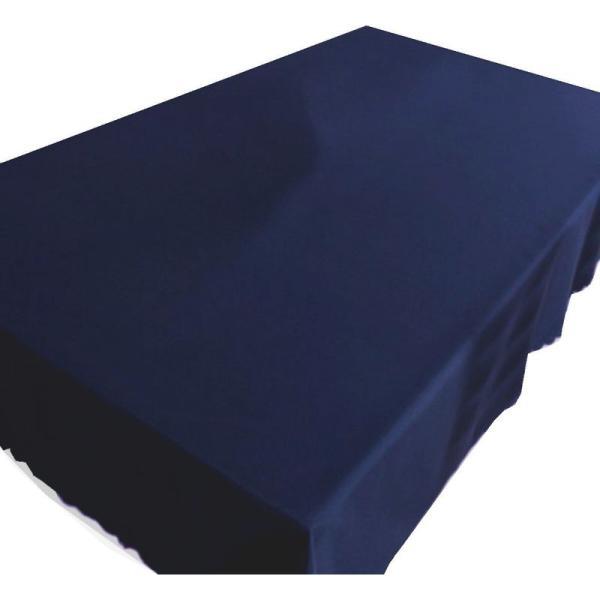 【商品名】　しあわせ倉庫 シンプル テーブルクロス 無地 テーブル 食卓 カバー 長方形 撥水 (ネイビー) 【商品説明】　・? ?T?C?Y:(??)135x180cm?A?{??d??:??0.47kg?A?f??:100???|???...