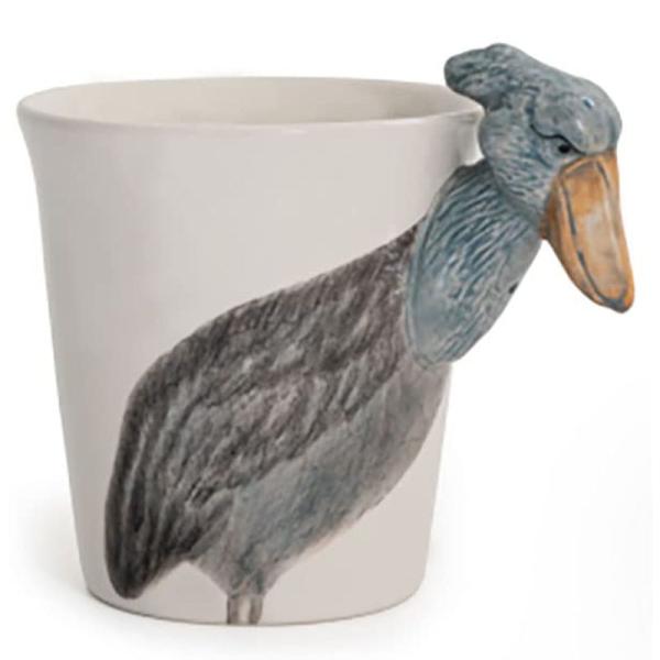 【商品名】　Meelarp Ceramic アニマルマグ Animal Mug（SHOEBILL ハシビロコウ） 【商品説明】　・?E???i??????E???Y??A?￥??????????A?V?~?A????A?F?????A???...
