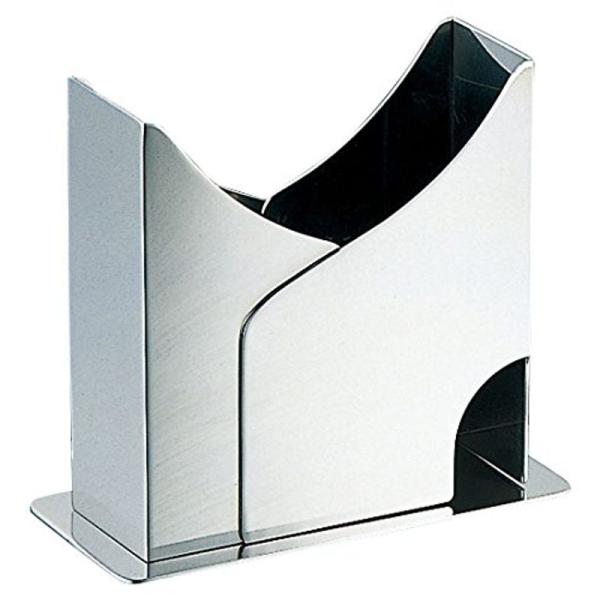 【商品名】　和田助製作所(Wadasuke) SW 18-8 ナフキン立 A 【商品説明】　 【サイズ】　高さ : 5.00 cm　横幅 : 12.00 cm　奥行 : 13.60 cm　重量 : 260.0 g　※梱包時のサイズとなります...