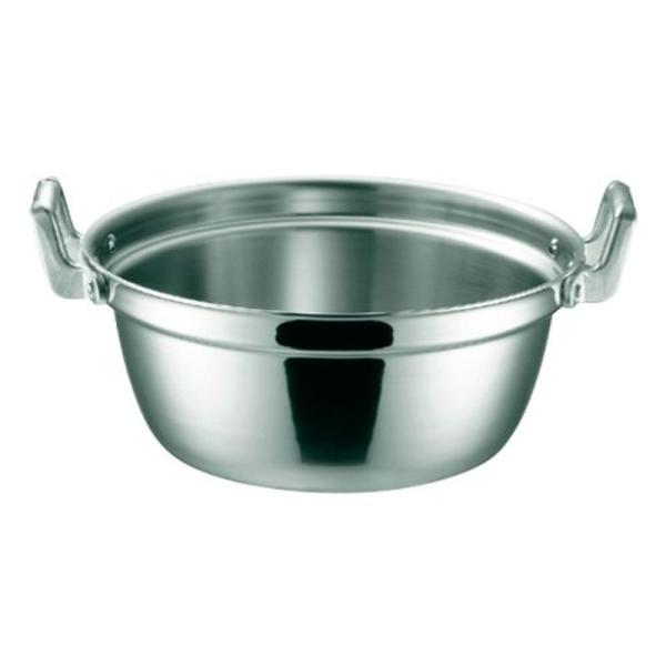 【商品名】　仔犬印 K 19-0 電磁対応 段付鍋 33cm 【商品説明】　・?O?? :??342mm ??a:280mm?E???? :?[??:150mm・?e??:10.0L・?{??d??:1.7kg・???:19-0?X?e??...