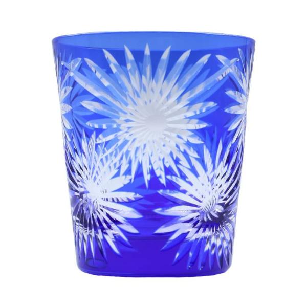 【商品名】　切子グラス 切子 キリコ 華 (ブルー) 【商品説明】　・Color: Blue, Red・Note: Depending on your viewing environment, the colors may appear s...