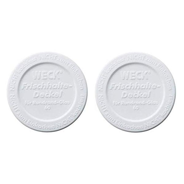 【商品名】　WECK ウェック ガラスキャニスター専用 プラスチックカバー Sサイズ (２個入り) 【商品説明】　・?y?T?C?Y?z???a??7cm?y?d???z??6g・?y?f??z?v???X?`?b?N・?y?u?????h...