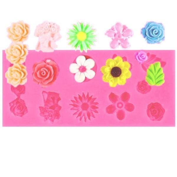 【商品名】　シリコンモールド シリコン 型 お花 12種類 【商品説明】　・?L?????h???E????E??p?E?e??S?y??????L???????p???????????[???h???????B・?P?Q?????????...