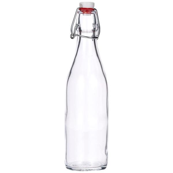 【商品名】　Rocco Bormioli Jar with Cork Bottle 0.5 Litres, Glass, Transparent, 6. 【商品説明】　 【サイズ】　高さ : 7.30 cm　横幅 : 13.80 cm　奥行...