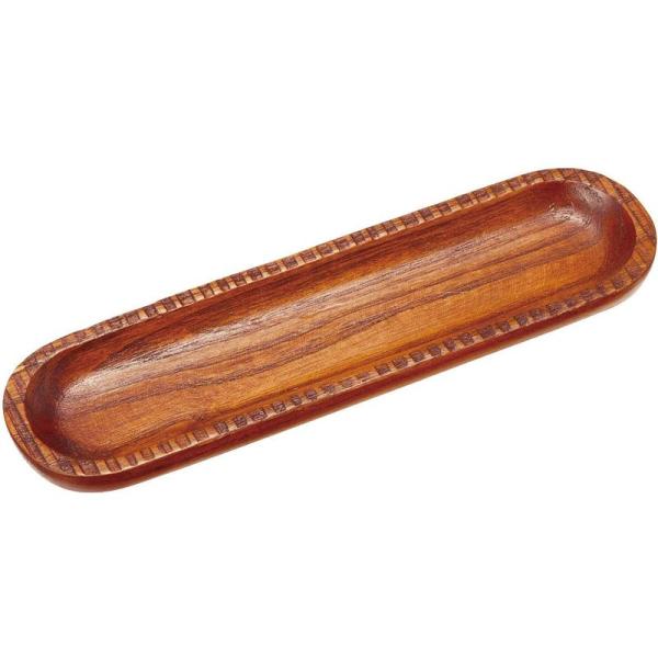 【商品名】　阿瀬真三商店 おしぼりトレー 小判 F2503 ブラウン 5.5×19.3×1.5ｃｍ 【商品説明】　・??F5.5?~19.3?~1.5???? 【サイズ】　高さ : 2.40 cm　横幅 : 6.90 cm　奥行 : 20....