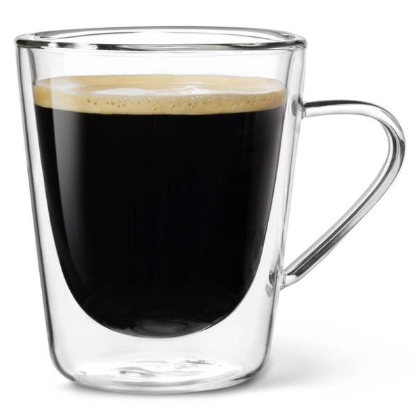 【商品名】　Bormioli Luig(ボルミオリルイジ) ダブルウォールドリンクデザイン コーヒーTマグ 11212/01 中国 (2ヶ入) RBL9 【商品説明】　・???e??(c.c.):220・?????[?J?[?i??:112...