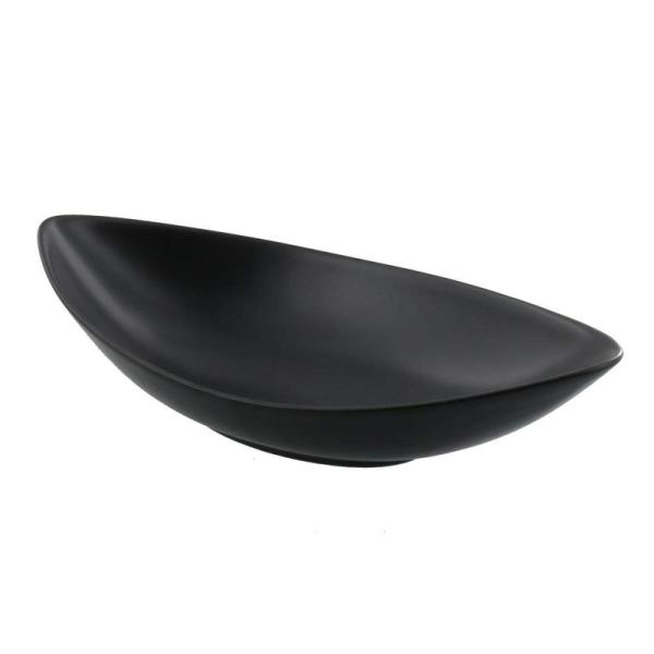 【商品名】　EAST table(イーストテーブル) パスタ皿 CAFEリーフボウル 27cm 黒マット 日本製 カレー皿 深皿 食洗機対応 レンジ対応 【商品説明】　・?T?C?Y/27.3?~??14.3?~????6.5cm(?[) ...