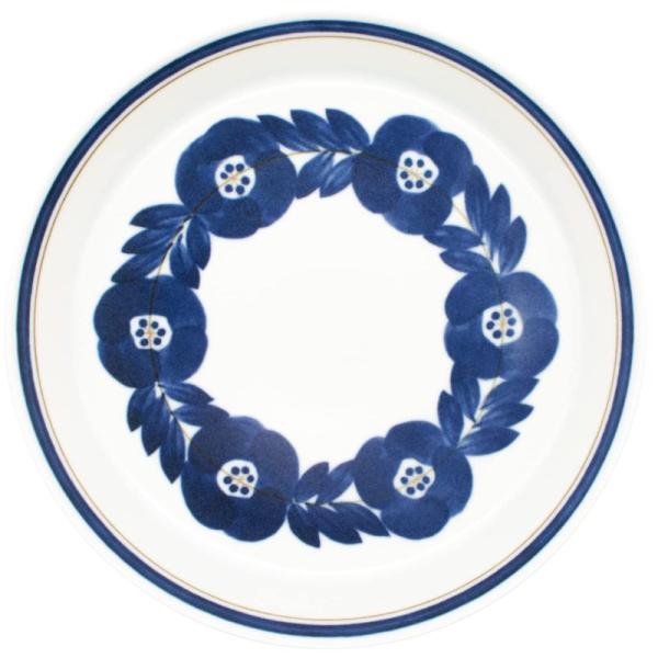 【商品名】　アイトー aito製作所 「 ブロッサム blossom 」 プレート 大皿 パスタ皿 カレー皿 L 約23cm 軽量 青い花のうつわ ネイ 【商品説明】　・?f??:????・???i?T?C?Y:??23.2?~23.2?~...