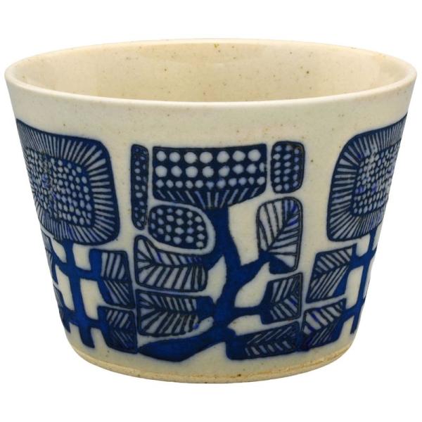 【商品名】　玉有 波佐見焼 勲山窯 印判 そば猪口 カップ AZTECA 21121 ベージュ 9.4cm 【商品説明】　・?T?C?Y:??a9.4?~????6.6cm・?f??:????・???Y??:???{ 【サイズ】　高さ : ...