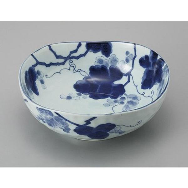 【商品名】　組鉢・組丼・ボール 藍染ぶどう6.8鉢 20.5 x 7.6cm 料亭 旅館 和食器 飲食店 業務用 【商品説明】　・[20.5 x 7.6cm]・??????i????[?J?[???????????????A?[?????O...
