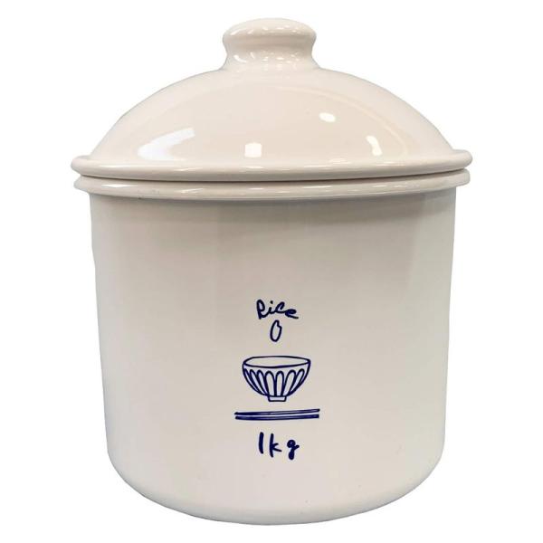 【商品名】　素地のナカジマ Rice can アイボリー 約1000ml (日本製) 19-457375 【商品説明】　・Capacity: Approx. 33.8 fl oz (1,000・Country of Manufacture:...