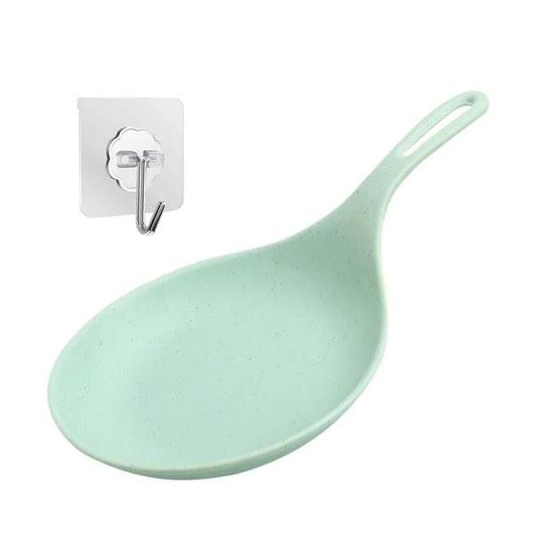 【商品名】　韓国食器 皿 モッパンスプーン ASMRモッパンレンゲ ブルダック炒め麺取り皿 耐熱 食洗機対応 おしゃれ食器フック付き (ライトブルー13 【商品説明】　・?y?T?C?Y?d?l?z?F24cm?~13.5 cm?~3cm?...