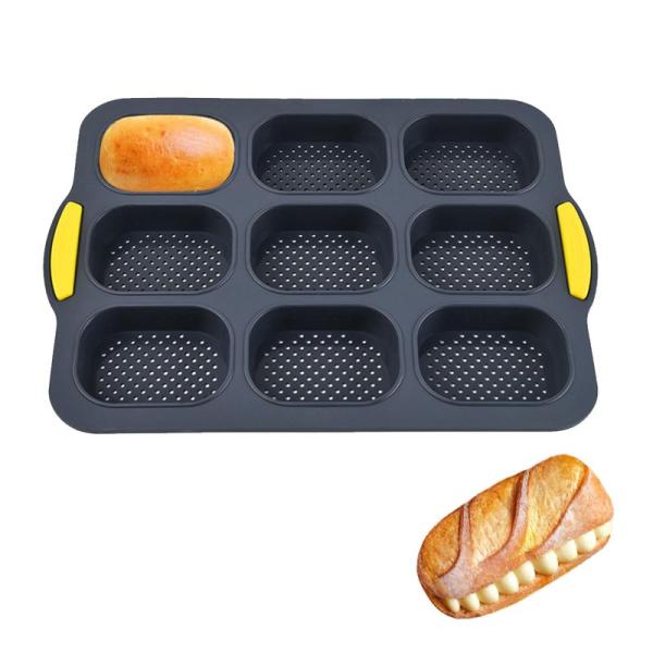 【商品名】　パン型??ホットドッグ型??ケーキ型??シリコン???キッチン?ツール?モールド??楕円形?耐熱?マフィン型??通気性?掃除が簡単??ハンド 【商品説明】　・?y?m????g?p???z?ψ???C??????????A???...