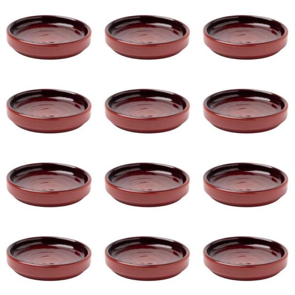 【商品名】　Thunder Group 薬味皿 幅9cm 高さ2cm 12個セット 漆器のようなメラミン食器 和食器 食洗機対応 割れにくい 業務用 9 【商品説明】　・?H????@?F??・?T?C?Y?F???90?~20(mm)・?...