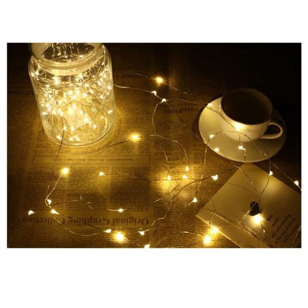 【商品名】　イルミネーション LED ライトワイヤーライト電池式フェアリーライト1m 10LED 電球色 クリスマス飾り 贈答用飾り 結婚式 パーティー 【商品説明】　・?y?C???X?g?[??????P?z???????C???[??...