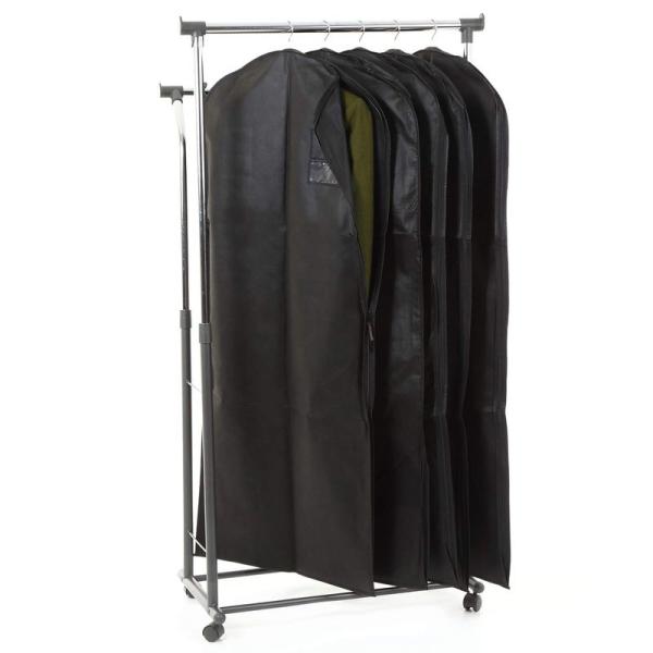 【商品名】　RATOM 洋服カバー 衣類カバー サイドファスナーで使いやすい(ロングサイズ５枚) 【商品説明】　・?y?g??????????J???^?C?v?z?N???[?[?b?g??n???K?[???b?N??????|????...