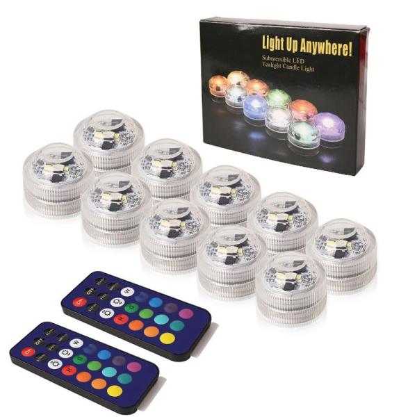 【商品名】　BigFox LED潜水キャンドルライト リモコン付き 防水 花瓶ライト 小型ローソクライト 全13色に切替 電池式 クリスマス/ウェディン 【商品説明】　・?K?p???F???O?????A???A?X??????A?N??...