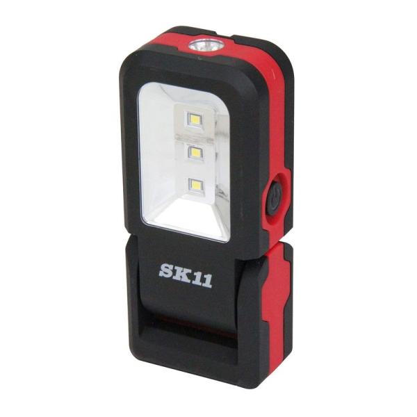 【商品名】　SK11 乾電池式LEDミニワークライト 吊り下げフック&amp;マグネット付 最大120lm SLW-31MWL-DB 【商品説明】　・?d?l1:??????t?b?N???}?O?l?b?g?t??・?d?l2:?g?b?...