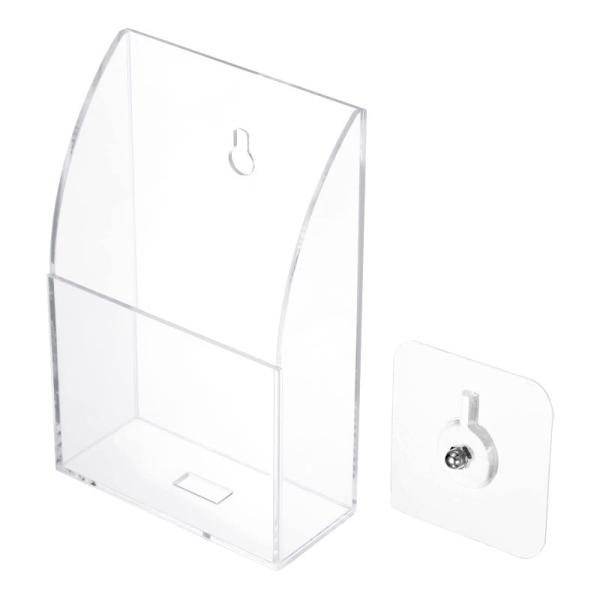 【商品名】　PATIKIL リモコンホルダー アクリル 1スロット 壁掛け充電電話ホルダー キャディオーガナイザーメディア収納ボックス オフィス用 クリ 【商品説明】　・?f??: ?A?N????;?J???[?F?N???A;?S???...