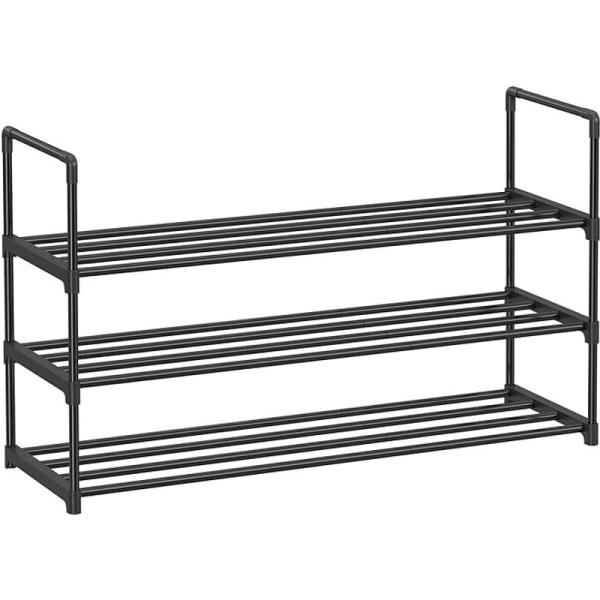 【商品名】　shuangpai 3tier shoe rack 【商品説明】　 【サイズ】　高さ : 9.90 cm　横幅 : 14.50 cm　奥行 : 43.79 cm　重量 : 1.63 kg　※梱包時のサイズとなります。商品自体のサ...