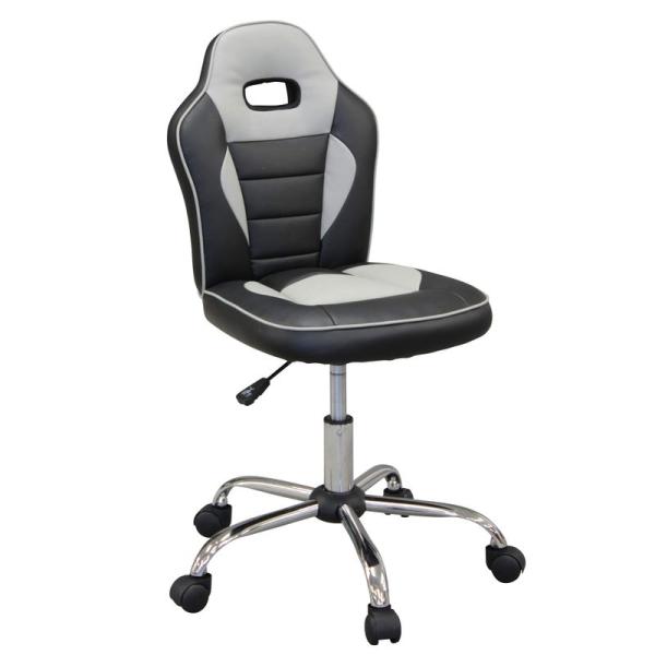 【商品名】　学習チェア 椅子 『 レーシングチェア アブソーブ/グレー / 』 da3502-003 【商品説明】　・?T?C?Y(??)?F??40cm?~???s52cm?~????83?`90cm ??????F43?`50cm・??...