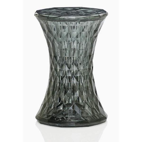 【商品名】　ストーン スツール 円形 リプロダクト 北欧 クリスタルスツール ジェネリック家具 直径30×高さ46cm マルセル・ワンダース スモーク 【商品説明】　・?J???[?F・?T?C?Y?F?? ???a30cm ?~ ????...