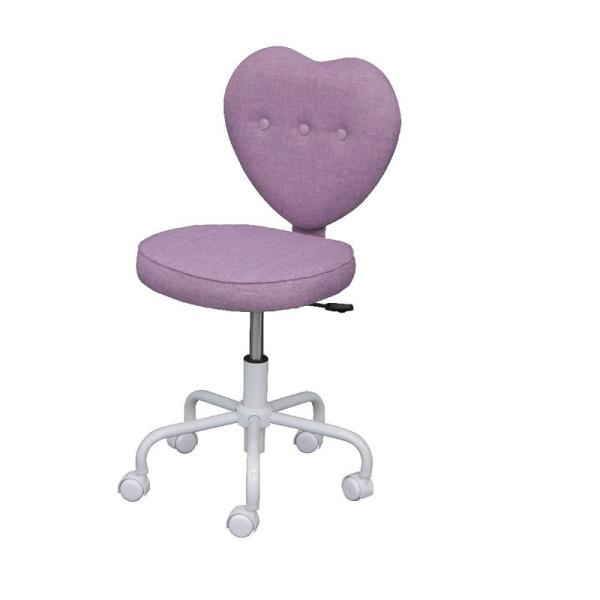 【商品名】　プリンセスチェア 学習椅子 ハート 学習チェア デスクチェア キッズチェア ハニー 回転 ハート型 背もたれ 女の子 キャスター 子供イス  【商品説明】　・???K?X????????^?b?`???~(??d???|????...
