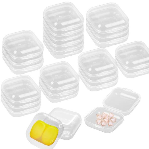【商品名】　Forahome 小物収納ケース 20個セット プラスチックケース アクセサリーケース 小分け容器 透明ケース 部品収納 パーツ整理 3.5 【商品説明】　・?f??:?v???X?`?b?N?@?T?C?Y:3.5*3.5*1...