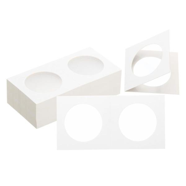 【商品名】　PATIKIL 2 x 2 コインフリップ 50個 35 mm ダンボールコインホルダー ペーパーコインホルダー コイン収集 コレクター用  【商品説明】　・?J???[: ?z???C?g; ???: ??; ?R?C???T...