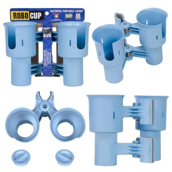 【商品名】　マリン ロボカップ ドリンクホルダー ROBOCUP メール便不可 Blue 1ヶ入 【商品説明】　 【サイズ】　高さ : 13.67 cm　横幅 : 20.32 cm　奥行 : 21.59 cm　重量 : 340.0 g　※梱...
