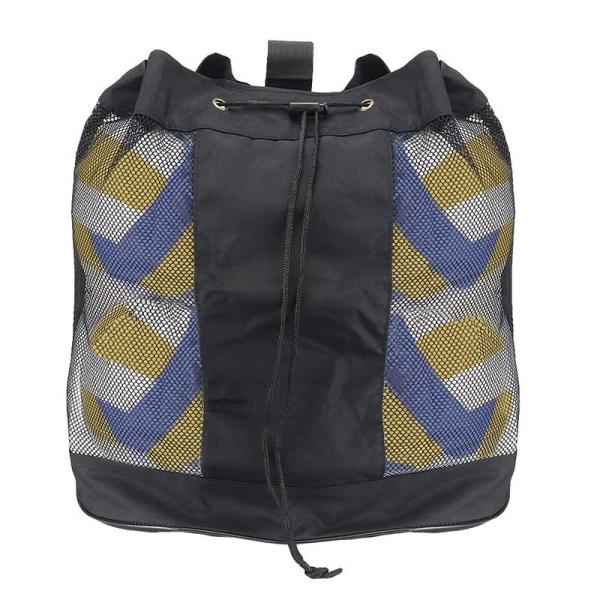 【商品名】　ボールバッグ 持ち運び 幅広ショルダー 巾着 メッシュ 球技 サッカー バスケット バレーボール 練習 試合 【商品説明】　・?T?b?J?[?E?o?X?P?b?g?E?o???[?{?[????????Z?p?{?[????...