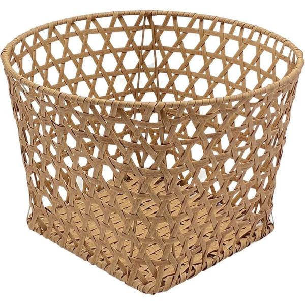 【商品名】　ダイカイ バンブス フェイクPE焼竹キッチンバスケットラウンドL LBR Φ30×H20cm 74060 【商品説明】　・?L?b?`?????r???O??????????[???・?T?C?Y?F??30?~H20cm・?f...