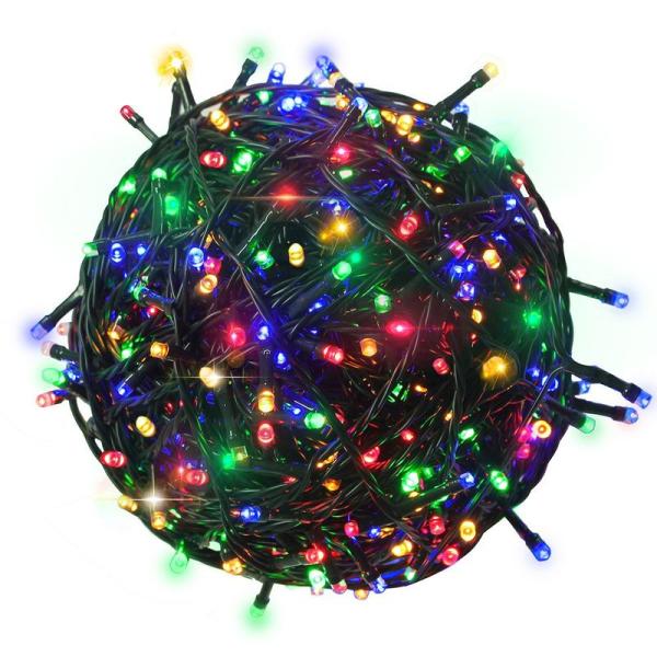 【商品名】　RPGT 300 LEDs 4色ミックスカラー32メートルのダークグリーンワイヤ クリスマスツリーイルミネーションライト30V安全低電圧 8 【商品説明】　・30V???S??d???A?d?C?p?i???S?@????(PS...