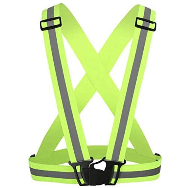 【商品名】　安全ベスト 反射ベスト タスキ型 夜間 作業服 蛍光ベルト 高視認性 サイズ調整可能 夜間安全対策 (蛍光) 【商品説明】　・???L?k?????Q????????????￥?I?L?k??????????q????????l...