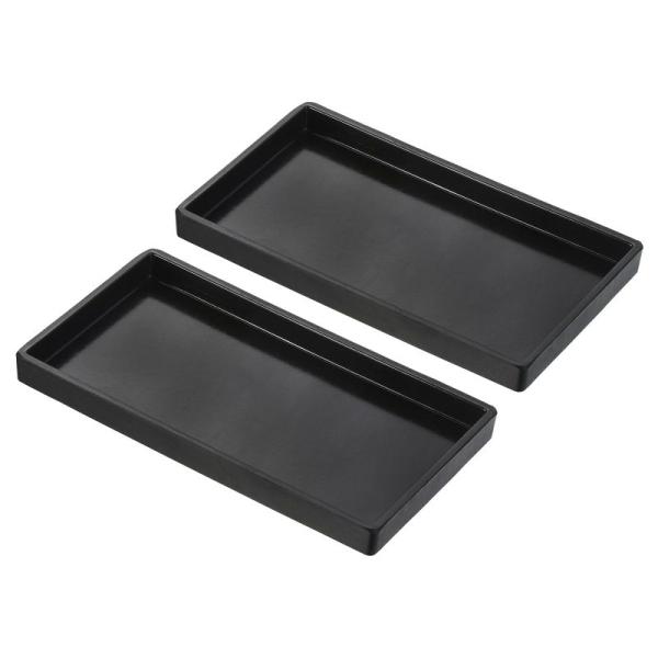【商品名】　PATIKIL 9x5" ファストフードトレイ 2個セット プラスチック製 再利用可能な多目的な長方形のサービングトレイ レストラン 家庭  【商品説明】　・?f??F?v???X?`?b?N?A?J???[?F???A?S??...