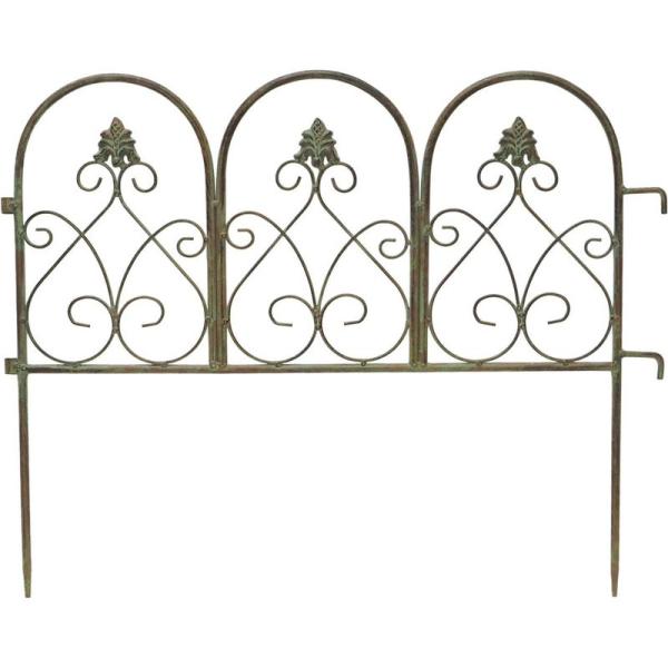 【商品名】　村田屋産業 トレリスフェンス 6087 【商品説明】　・Material: Iron・Size (W x D x H): Approx. 19.7 x 0.4 x 15.7 inches (50 x 1 x 40 cm); In...