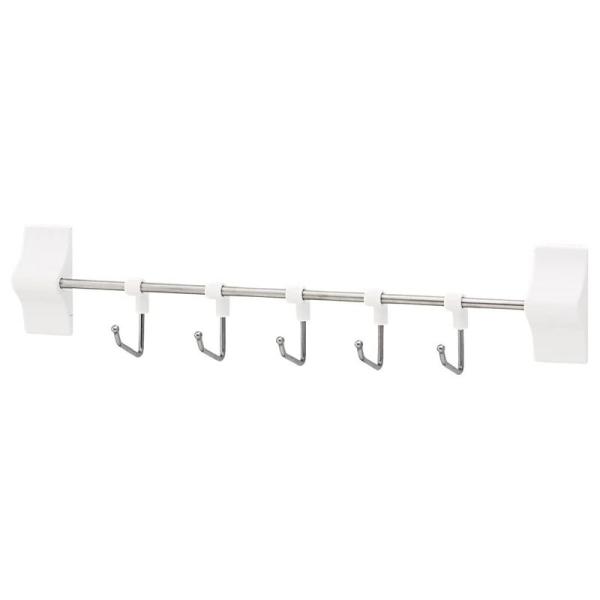 【商品名】　レック はがせる 粘着 可動式 5連フック 耐荷重 1.2kg（フック1本につき240g） 【商品説明】　・????t?????F?v?????g????E?^?C???E?v???X?`?b?N??・???￥????15?b?...