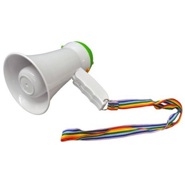 【商品名】　メガホン 応援 拡声器 小型 サイレン付きハンドメガフォン 【商品説明】　・?R???p?N?g?T?C?Y??????[???u??????????????・?^?????A??O???C?x???g?A??Q????????...