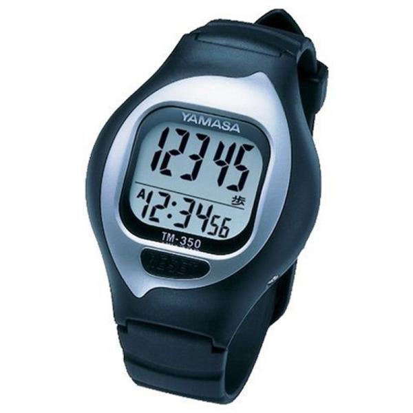 【商品名】　山佐(YAMASA) NEWとけい万歩 ブラック 350 TM-350 【商品説明】　・?T?C?Y : ??43?~????55?~???s??14.3mm・?￥?????e : ?????A?????A?J?????[?A?...