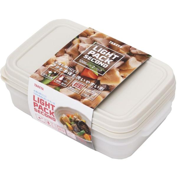 【商品名】　タケヤ化学工業 ライトパック セカンド 1200-2P グレージュ 1200ml 2個セット 【商品説明】　・?T?C?Y(??):1??/231?~142?~62mm?A?e??:1200ml・?f??E???:?{??E?t...