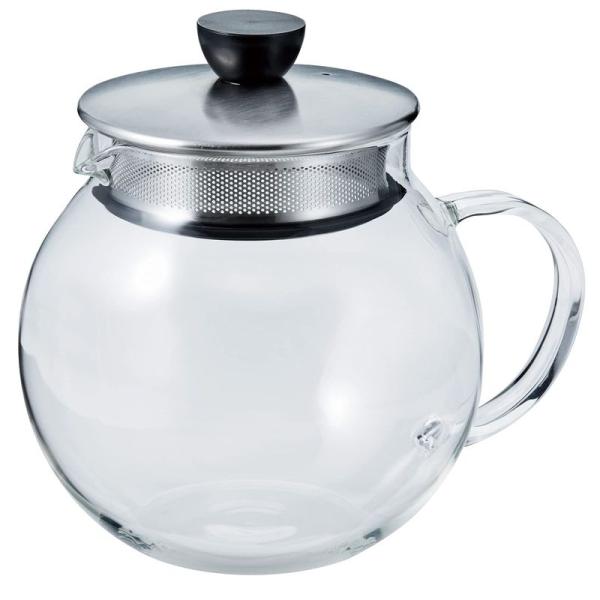 【商品名】　HARIO(ハリオ) ジャンピングリーフポットS 実用容量600ml 耐熱ガラス ティーポット JPS-60-HSV 【商品説明】　・?T?C?Y:??16.2?~???s12.2?~????14cm・?f??E???:?{??...
