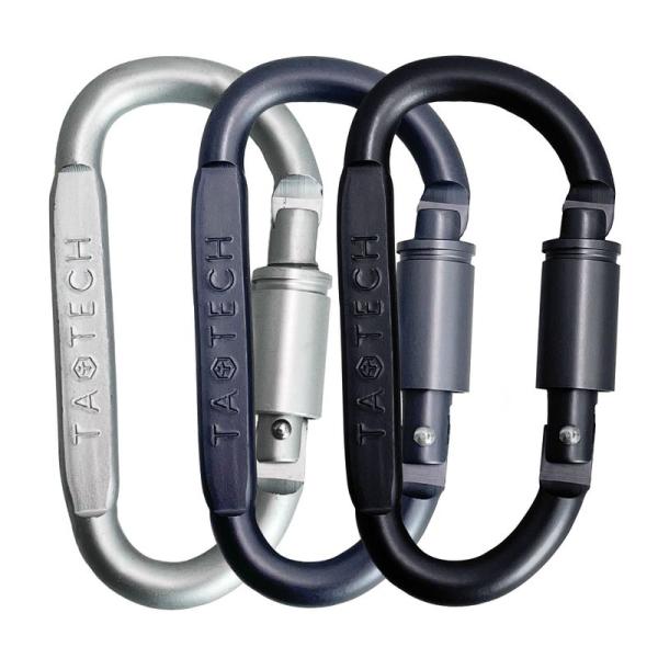 【商品名】　TaoTech カラビナ ロック 耐荷重 Dリング Dカン 軽量 ハンモック タープ キャンプ フック リード 多機能 3個セット 【商品説明】　 【サイズ】　高さ : 1.50 cm　横幅 : 21.70 cm　奥行 : 28...