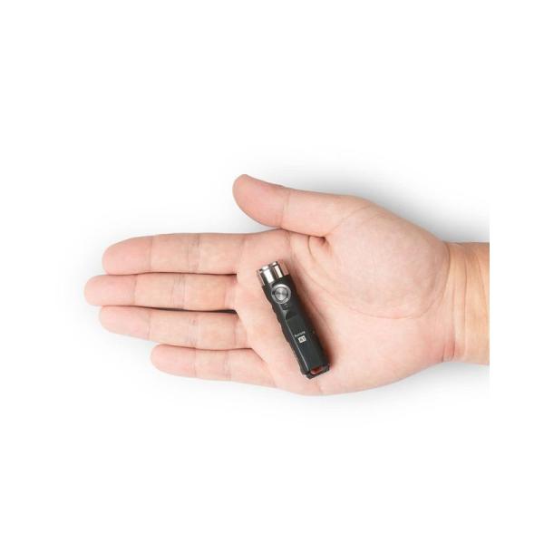 【商品名】　Aurora A1-G4 小さな懐中電灯の高ルーメン、USB-C、650ルーメン、6500Kミニキーリングトーチ(黒) 【商品説明】　・USB-C ?[?d??: ???[?h?? 56 ????????B ?i????A?b?...