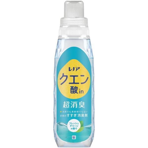 【商品名】　レノア クエン酸in 超消臭 すすぎ消臭剤 フレッシュグリーン 本体 430mL 【商品説明】　・100??????~?σj?I?C??????????*?I *100????A???E?g?p??????~?????j?I?C...