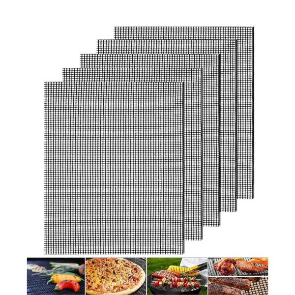 【商品名】　バーベキューマット BBQマット 焼き網 焦げ付き防止 40x33cm 超耐熱260℃ 繰り返す利用 軽量コンパクトbbq網 鉄板用 オーブ 【商品説明】　・?y?K?p???z??????????????X?e?[?L????...