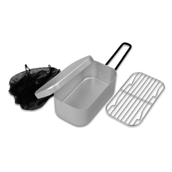 【商品名】　山善(YAMAZEN) アルミ製 万能クッカー メスティンセット キャンパーズコレクション MESS-SET 【商品説明】　・89329・[?{??T?C?Y]??17.5?~???s7.5?~????10.5cm?@?d??2...