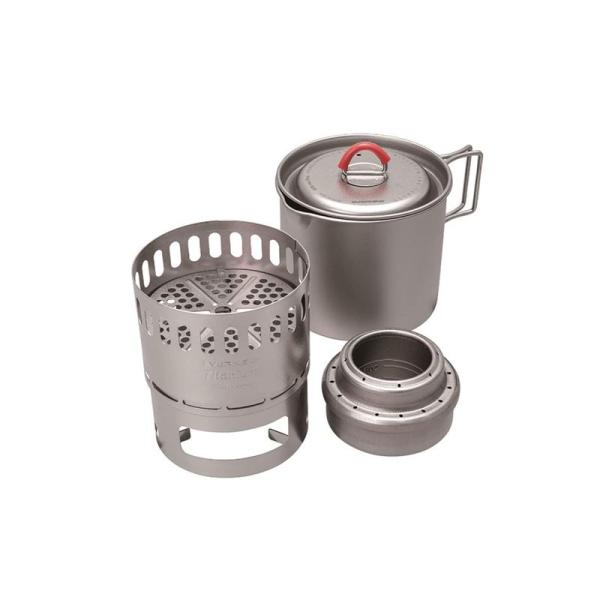 【商品名】　エバニュー(EVERNEW) Ti Mug pot 500 Stove set ECA538 チタン 【商品説明】　・1?l???g?p???￥????uMug pot 500?p??u?X?^???hDX?v?A?uTi ?A...