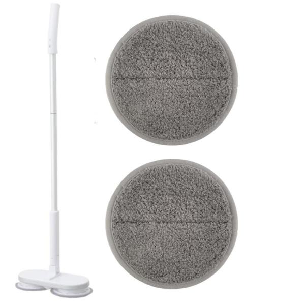 【商品名】　マイクロファイバー クロス 回転モップクリーナーに対応 CCPと互換性 替えキャッチモップ モップパッド 立体吸着ウエットシート 乾湿両用  【商品説明】　・?D???z?????￥????A????????????I?????...